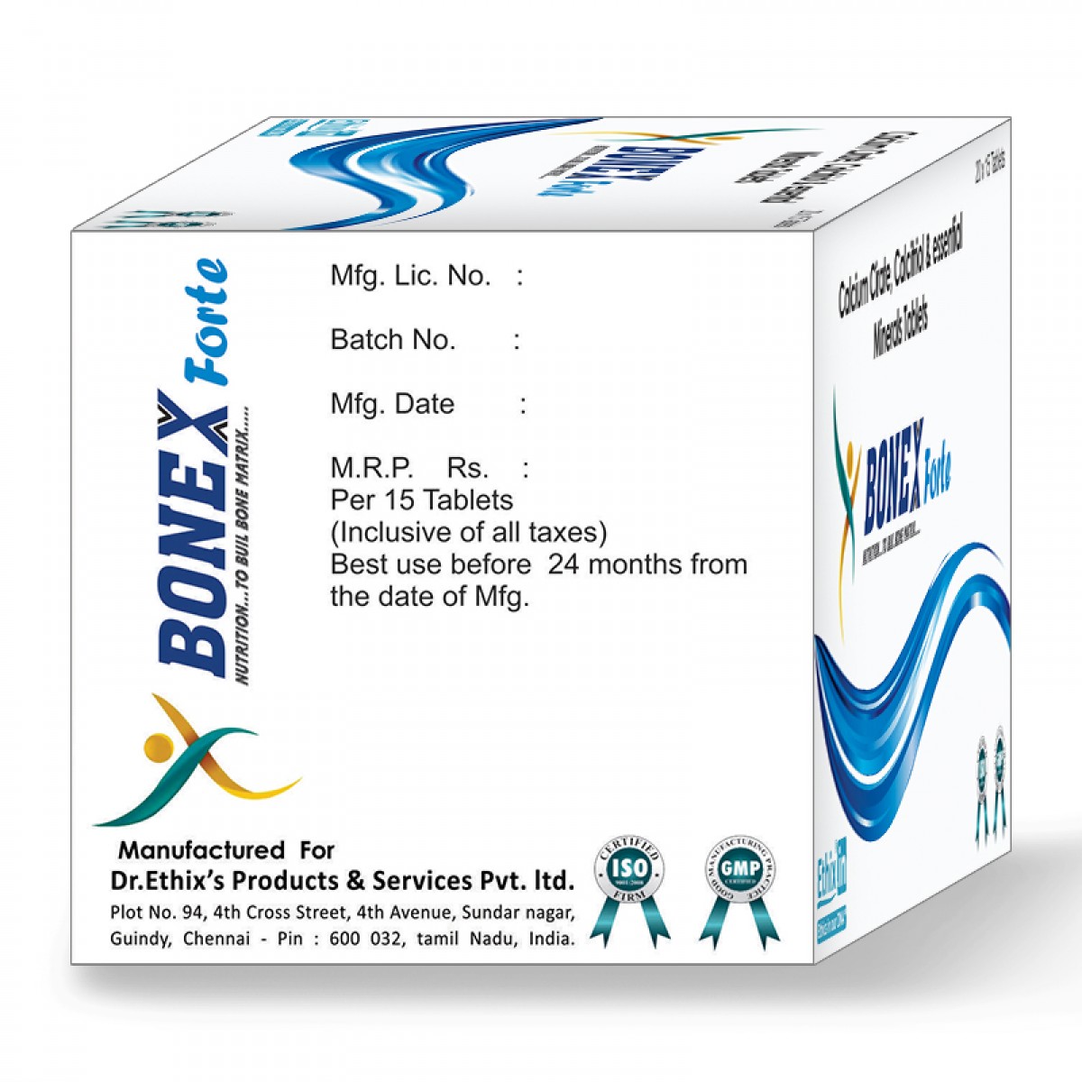 Treatment for osteoporosis, nutritional deficiencies, anaemia, and pregnancy with the Bonex ...